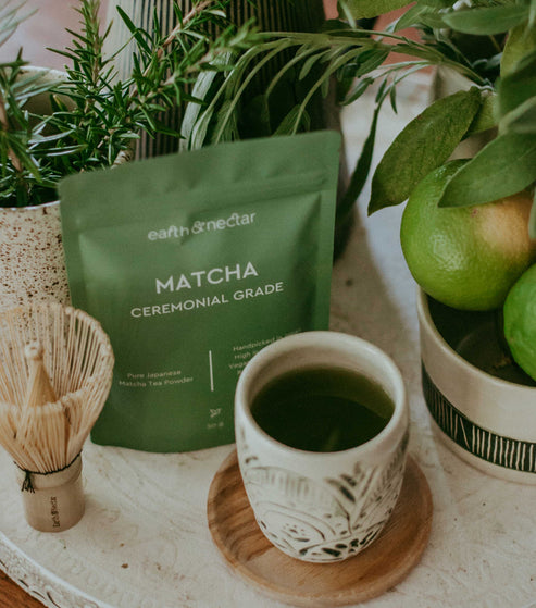 Ceremonial Matcha Green Tea – Earth & Nectar