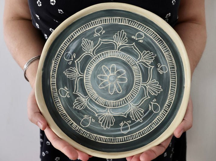 Mandala Platter – Earth & Nectar